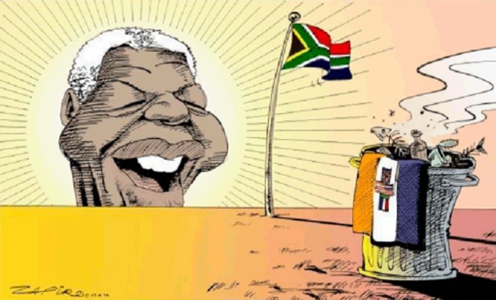 Here's Nelson Mandela's story, told through political cartoons - The ...